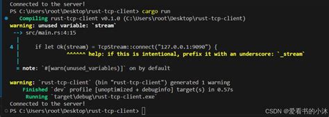 【小沐学rust】rust实现tcp网络通信rust Tcp Csdn博客 【小沐学rust】rust实现tcp网络通信rust Tcp Csdn博客