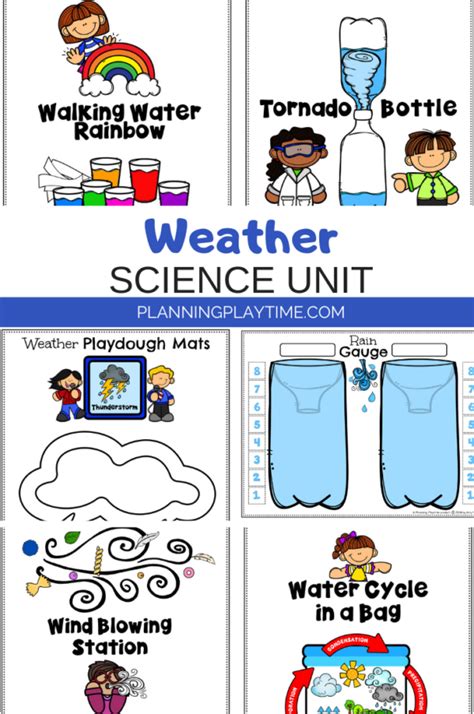 Weather Science Activities For Preschool Planning Playtime