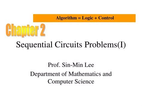 PPT Sequential Circuits Problems I PowerPoint Presentation Free Download ID 229212