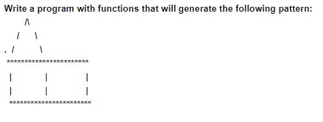 Solved Write A Program With Functions That Will Generate The Chegg Com