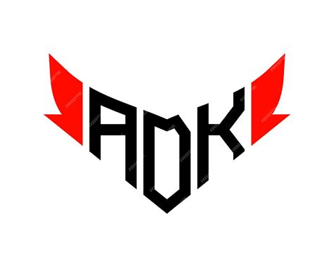 Premium Vector Adk Letter Logo Design