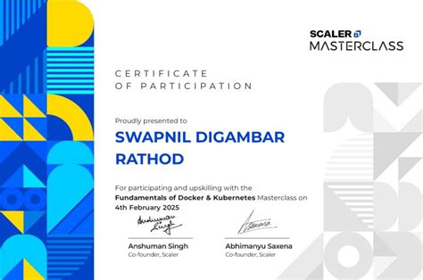 Docker Kubernetes Devops Cloudcomputing Containerization Learning Certification Swapnil