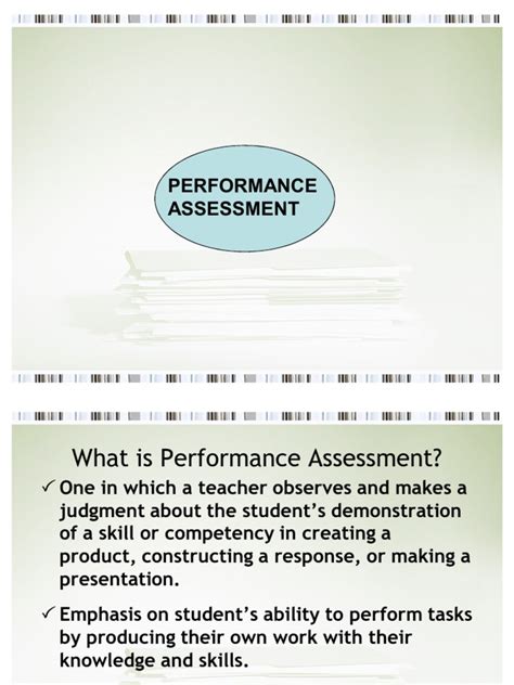 Process Oriented Performance Based Assessment Download Free Pdf Educational Assessment