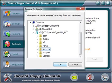 Directx Happy Uninstall Sao Lưu Khôi Phục Directx Gỡ Cài đặt Directx