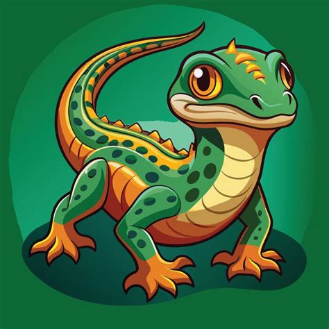 Lizard Cartoon Vector Art Icons And Graphics For Free Download