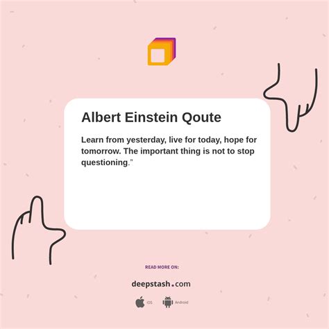 Albert Einstein Qoute Deepstash
