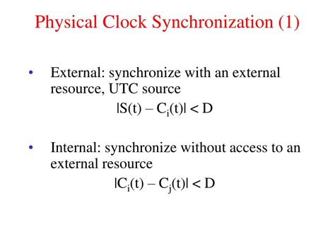 Ppt Synchronization Powerpoint Presentation Free Download Id 2952741