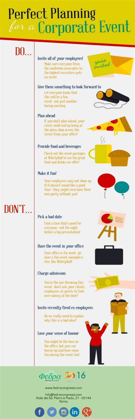 Dos And Donts For Corporate Events Fedra Meetings And Events