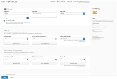 Unable To Enforce Local Service Acl On Sophos Xg V1901 Mr 1 Discussions Sophos Firewall