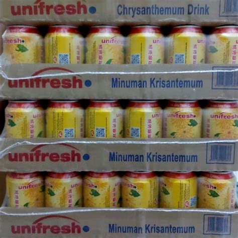 Jual Minuman Teh Bunga 300ml Teh Kembang Unifresh Minuman Kaleng