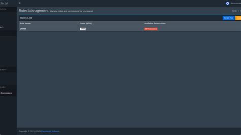 Pterodactyl Permission System