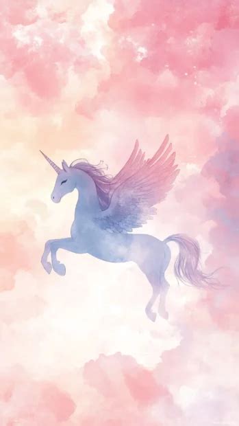 Watercolor Unicorn Wallpaper Pixelstalk