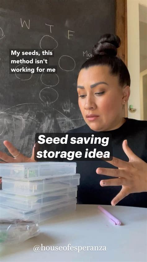Space Saving Seed Storage Idea These Small Containers Will Hold Tons
