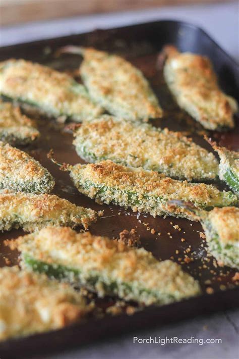 Oven Baked Jalapeño Poppers With A Crispy Panko Topping Porch Light