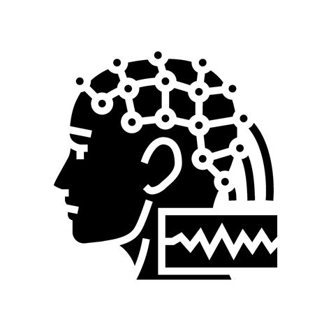 Eeg Monitoring Neuroscience Neurology Glyph Icon Vector Illustration 36929930 Vector Art At Vecteezy