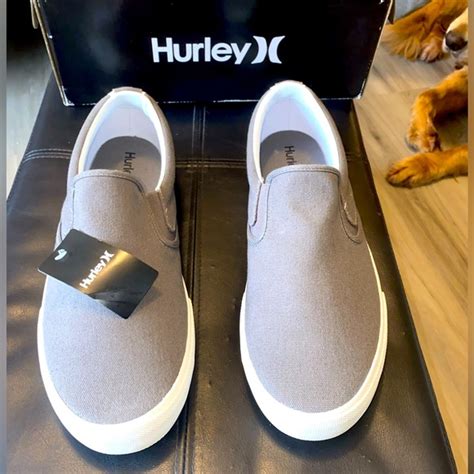 Hurley Shoes Mens Hurley Kayo Slipon Sneakersshoes Grey Wlogonever