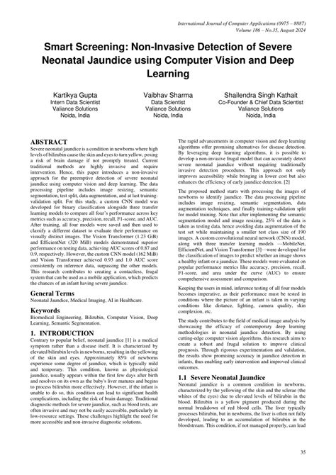 Pdf Smart Screening Non Invasive Detection Of Severe Neonatal Jaundice Using Computer Vision