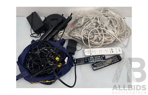 Assorted Lot Of Cables And Power Lot 1581575 Allbids