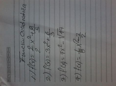 Resolver Los Ejercicios De Funcion Cuadratica Ayudaaaaa Brainly Lat