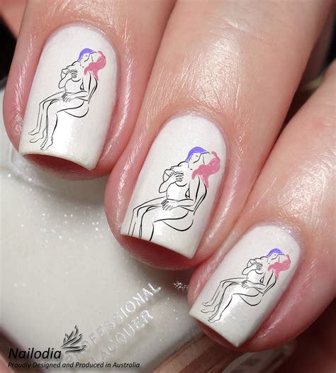 Lesbian Sex Position Nail Art Decal Sticker Etsy