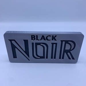 Black Noir Sign Etsy