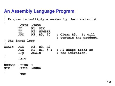 Ppt Chapter 7 Assembly Language Powerpoint Presentation Free Download Id6380695