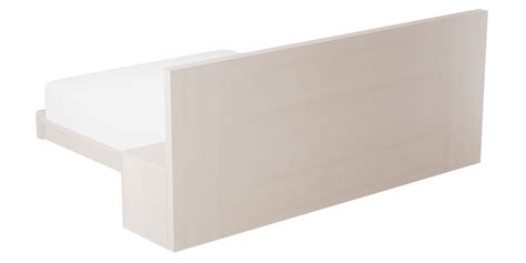 Minimalist Wooden Bed Frame With Integrated Side Tables 3d Mode