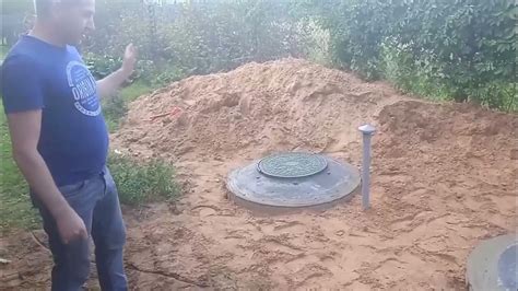 септик из бетонных колец 3 камеры Youtube