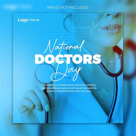 Premium Psd Creative Doctor Day Post Design