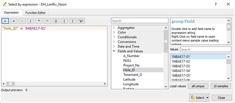 12 6 Data Searching — Qgis In Mineral Exploration 1 1 Documentation