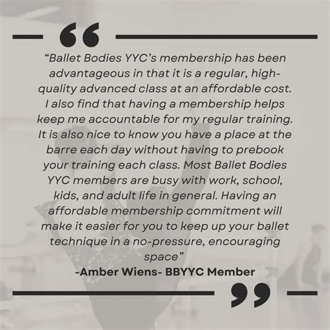 Teacher Schedule — Ballet Bodies Yyc