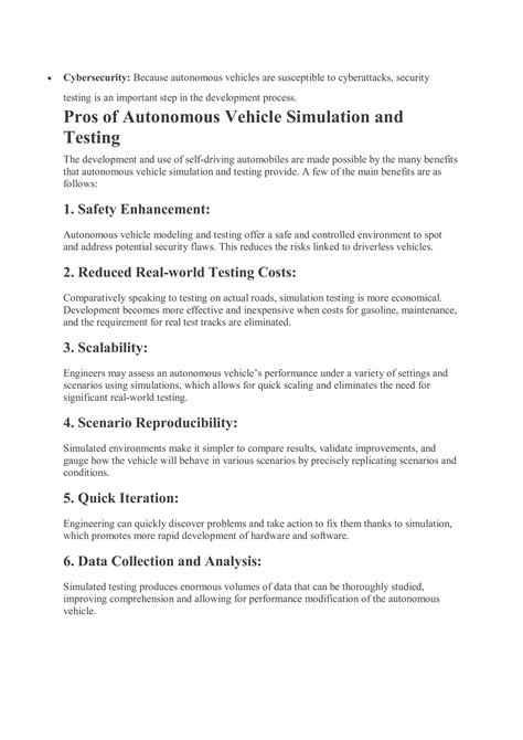 Autonomous Vehicle Simulation And Testing Pdf Racing Video Games Video Game Genres