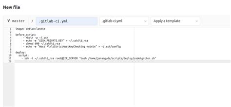 Cara Membuat Autodeploy Codeigniter Di Gitlab Dari Awal Jaranguda