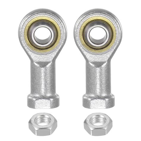 Uxcell Phsa8 M8 Female Rod End Set 2pcs M8x125 Left And Right Hand