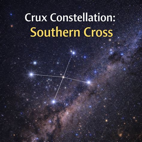 Crux Constellation The Southern Cross 101 Exciting Guide