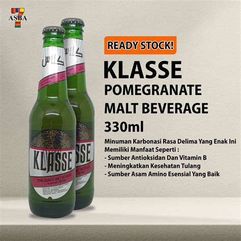 Klasse Pomegranate Malt Beverage 330ml Asba Jaya Berkah