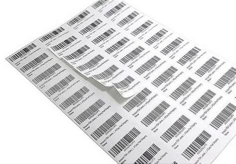 variable printed barcode sticker label 10 x 120 mm at ₹ 0 55 piece in mhow