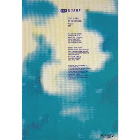 Curve Frozen Vinyl 12 1991 De Original Hhv