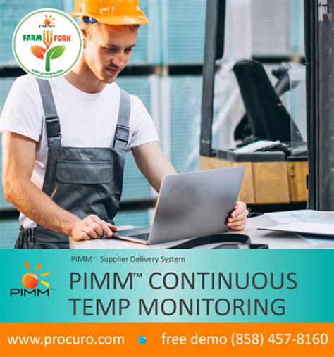Pimm Sud Continuous Temp Monitoring Food Safety Cold Chain Management Procuro™