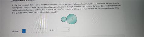solved in the figure a small disk of radius r 3 00 cm has