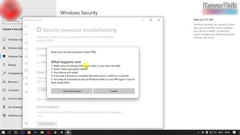 Clear Tpm Windows 10 How To Reset Security Processor Windows 10 Clear Tpm Windows 10 Reset