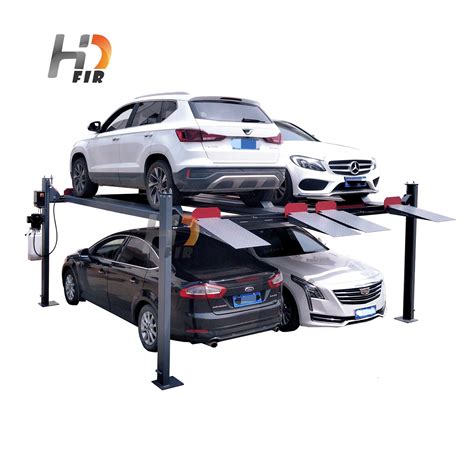 4 Post Hydraulic Ideal Car System Outdoor Elevators Garage Parking Lift