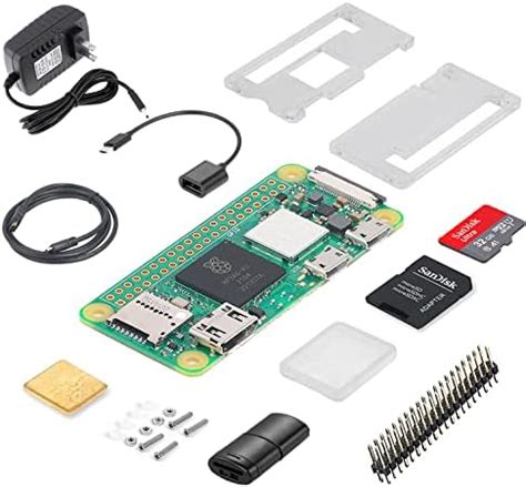 Amazon Com GeeekPi Raspberry Pi Zero 2 W Starter Kit With RPi Zero 2 W Case 64GB SD Card