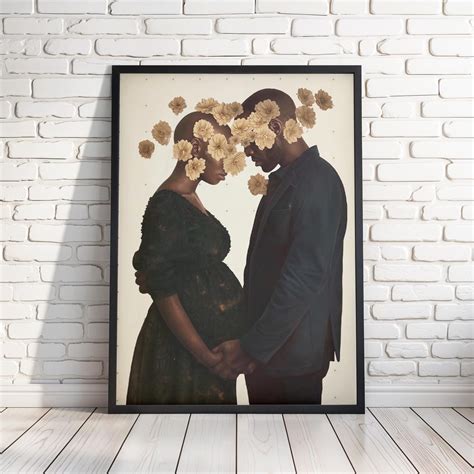 Pregnant Woman Art Print Pregnant Black Mothers Art Black Motherhood Pregnant Woman Art Print Pregnant Black Mothers Art Black Motherhood