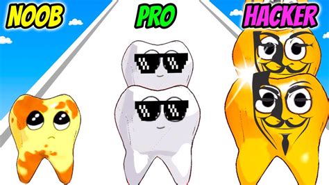 Teeth Stack D NOOB Vs PRO Vs HACKER YouTube