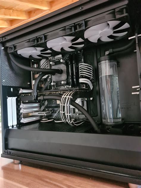 Black Soft Tubing Water Cooling The Tube