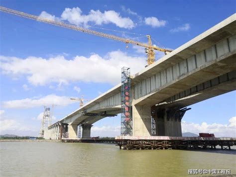 “新会第一大桥”——银洲湖特大桥主桥贯通施工项目工程