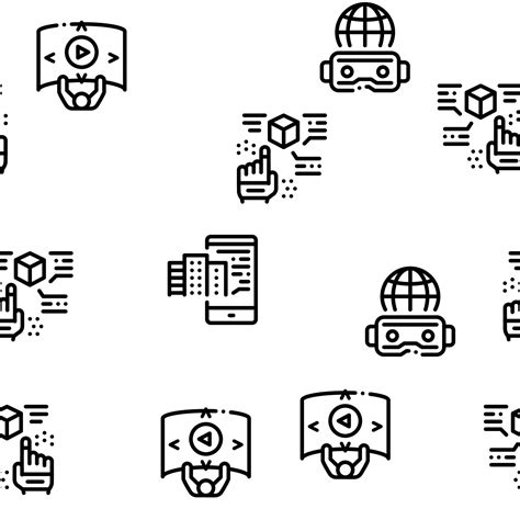 Simulation Equipment Seamless Pattern Vector 17389158 Vector Art At