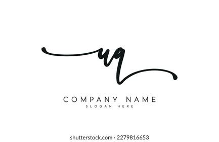 Letter Uo Logo Design Handwriting Signature Stock Vector Royalty Free Shutterstock