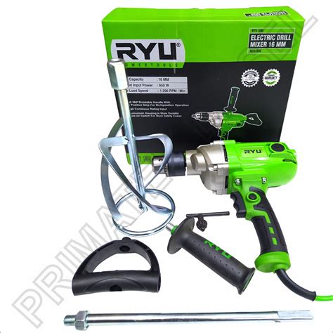 Jual Mesin Bor Tangan Pengaduk Cat Listrik Red16re Ryu Electric Paint